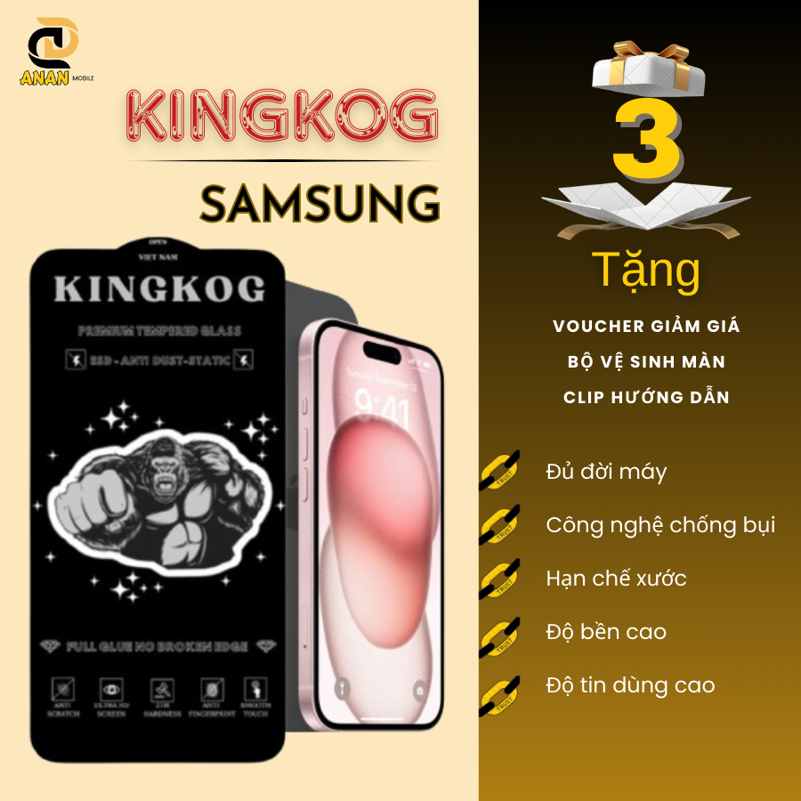 Kính cường lực Samsung A12 A23 A13 A05 A15 A03 A05s A14 A51 A04 A32 A22 A52s A50 A54 A53 A03s ...