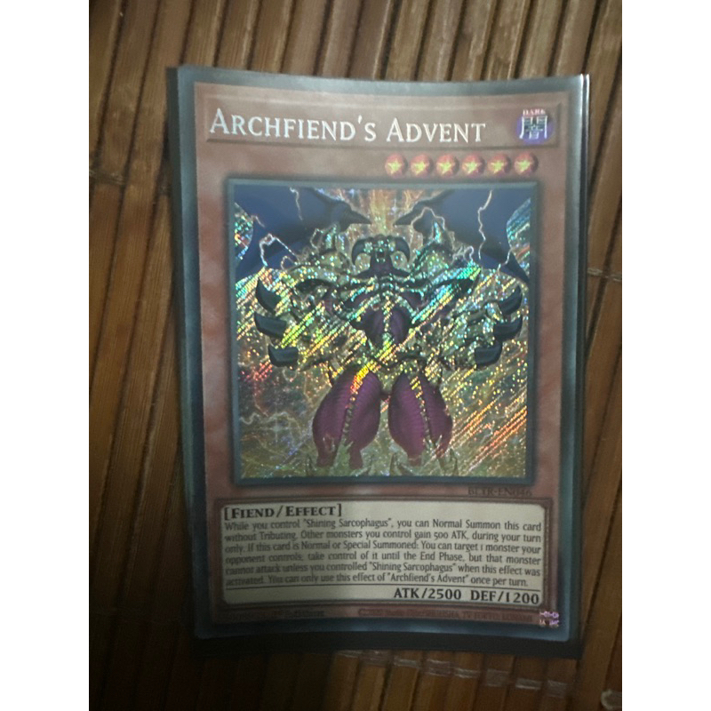 bài yugioh: archfiend’s advent | Shopee Việt Nam