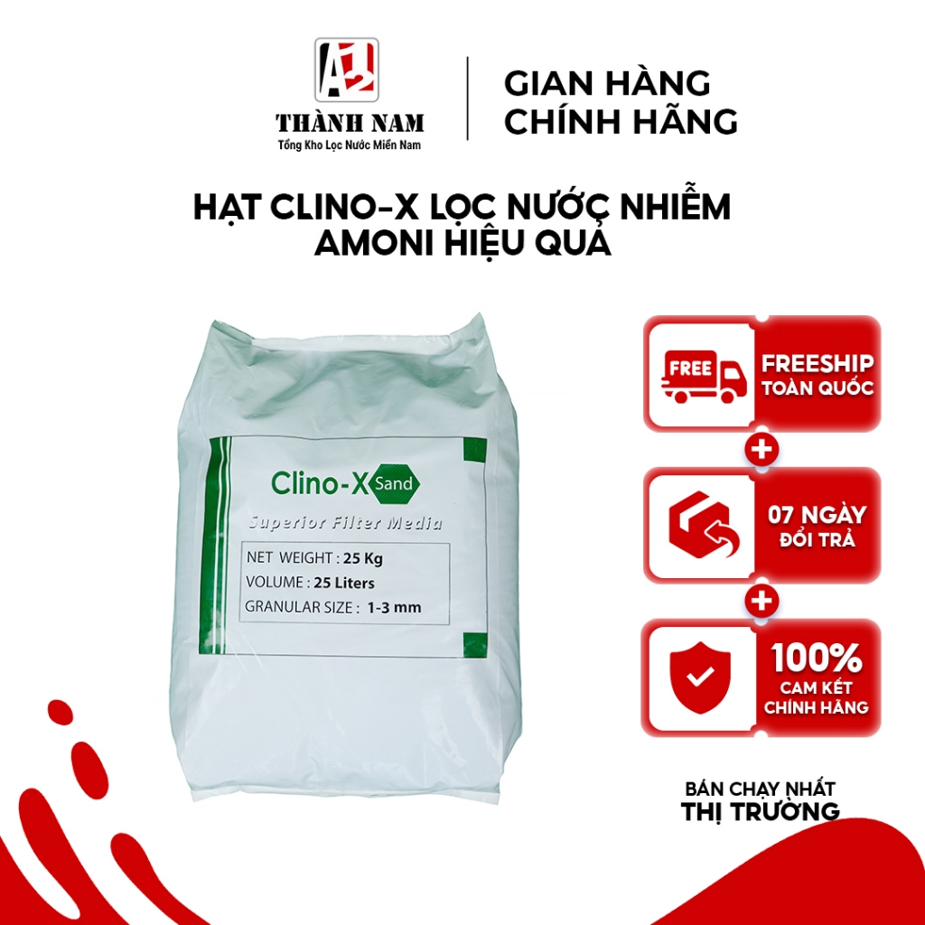 Hạt Clino-x Slanper Lọc Nước Nhiễm Amoni Hiệu Quả 1kg | TỔNG KHO THÀNH ...