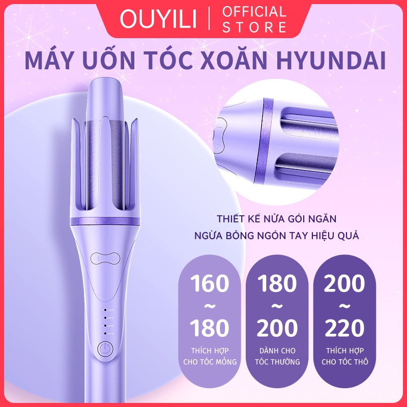 Máy uốn tóc tự động ion âm OUYILI chất liệu gốm sứ không làm tổn thương ...