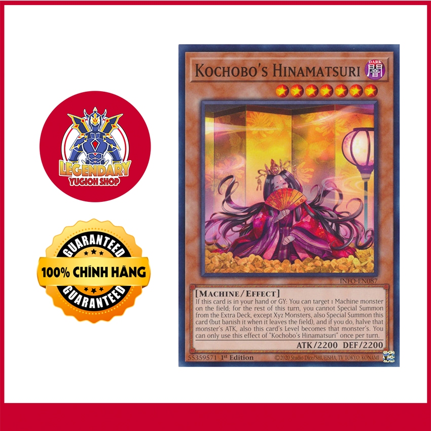 [Thẻ Bài Yugioh Chính Hãng] Kochobo's Hinamatsuri | Shopee Việt Nam