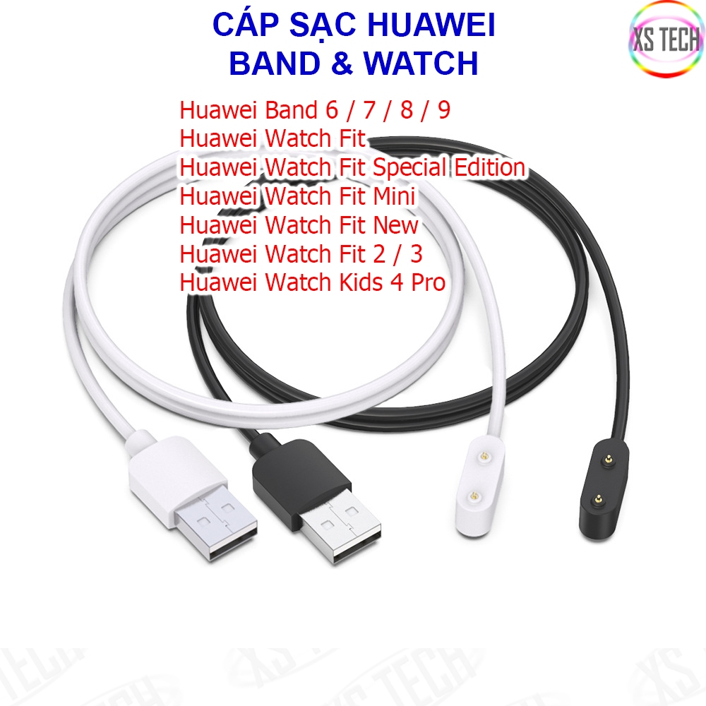 Cáp sạc Huawei Band 6 7 8 9 Huawei Watch Fit / Fit New / Fit 2 / Fit 3 ...