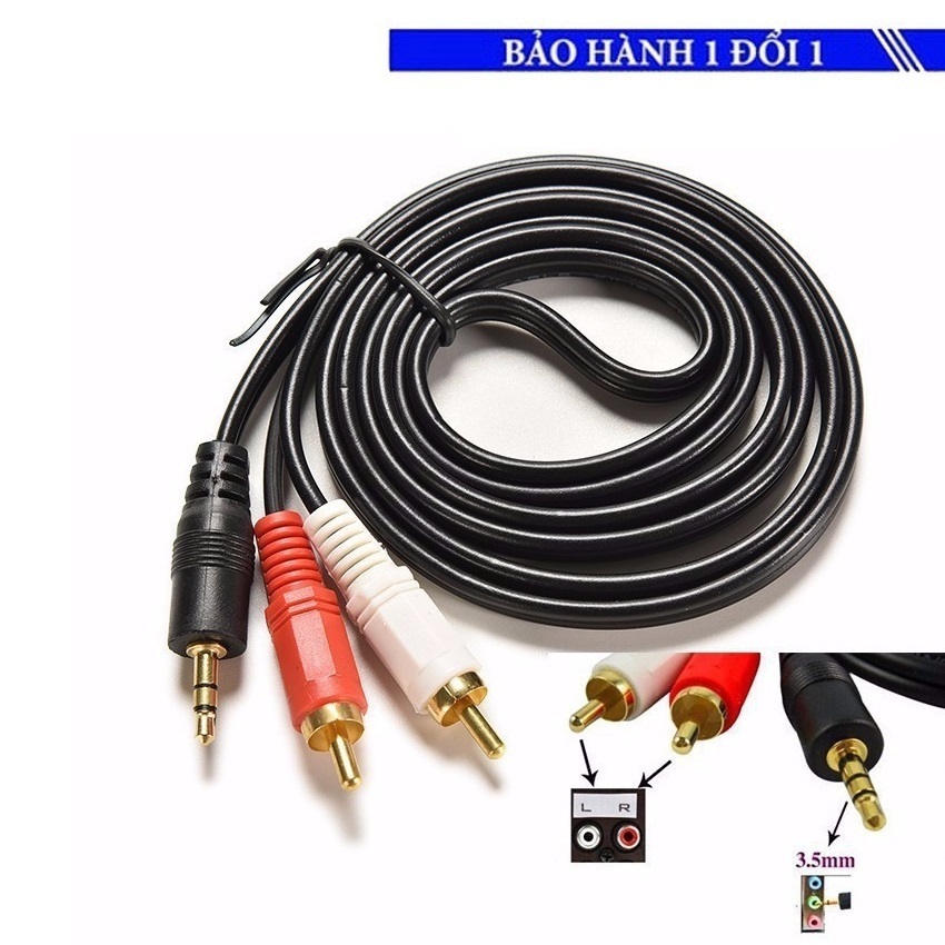 Dây Cáp AV 1 Ra 2 Đầu Hoa Sen - Dài 1,5M - 15M - 20M | Shopee Việt Nam