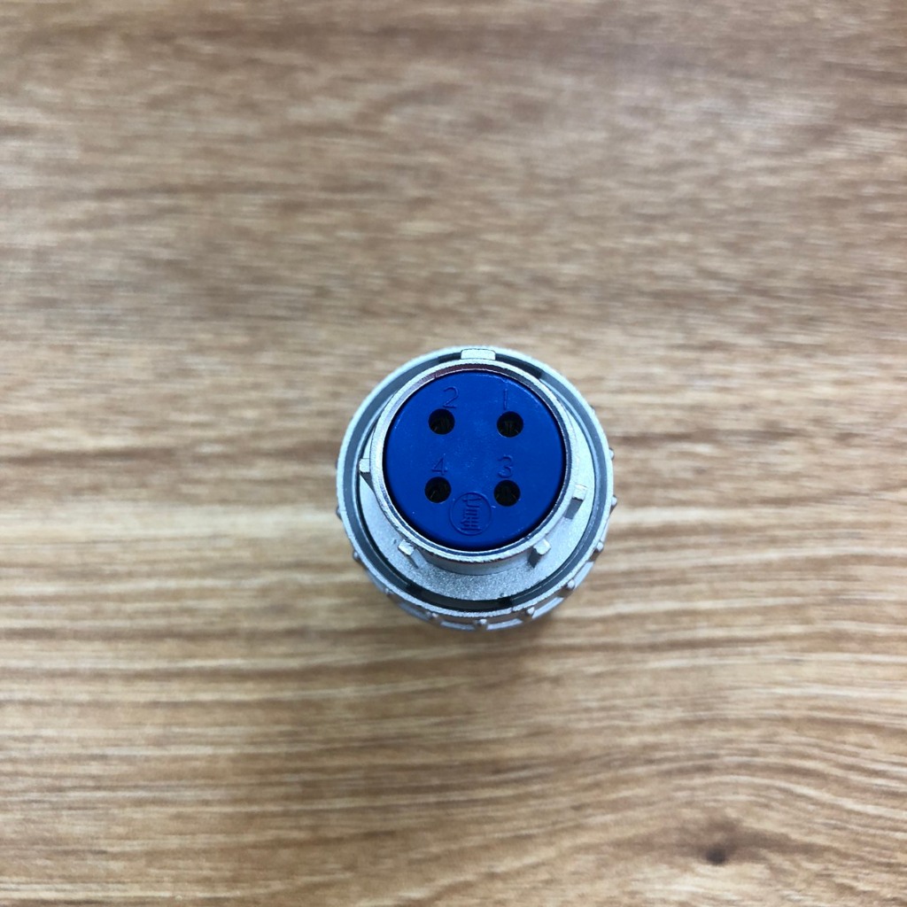 Đầu nối dây cáp 4 Pin Female Connector NJC Series NANABOSHI NJC-204-PF 250V 10A kim loại ...