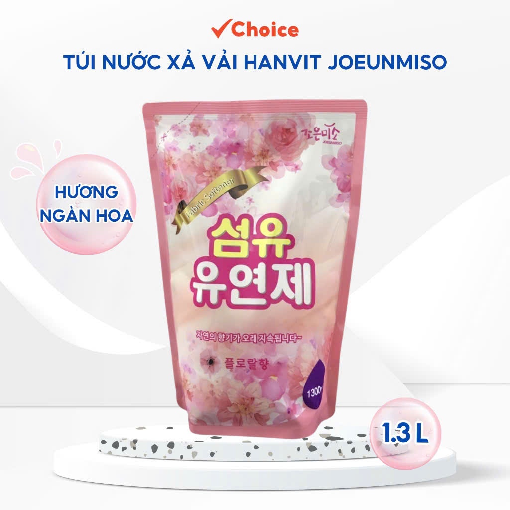 [Choice] Nước xả vải Hanvit Joeunmis CH39 1.3L hương ngàn hoa | Shopee Việt Nam