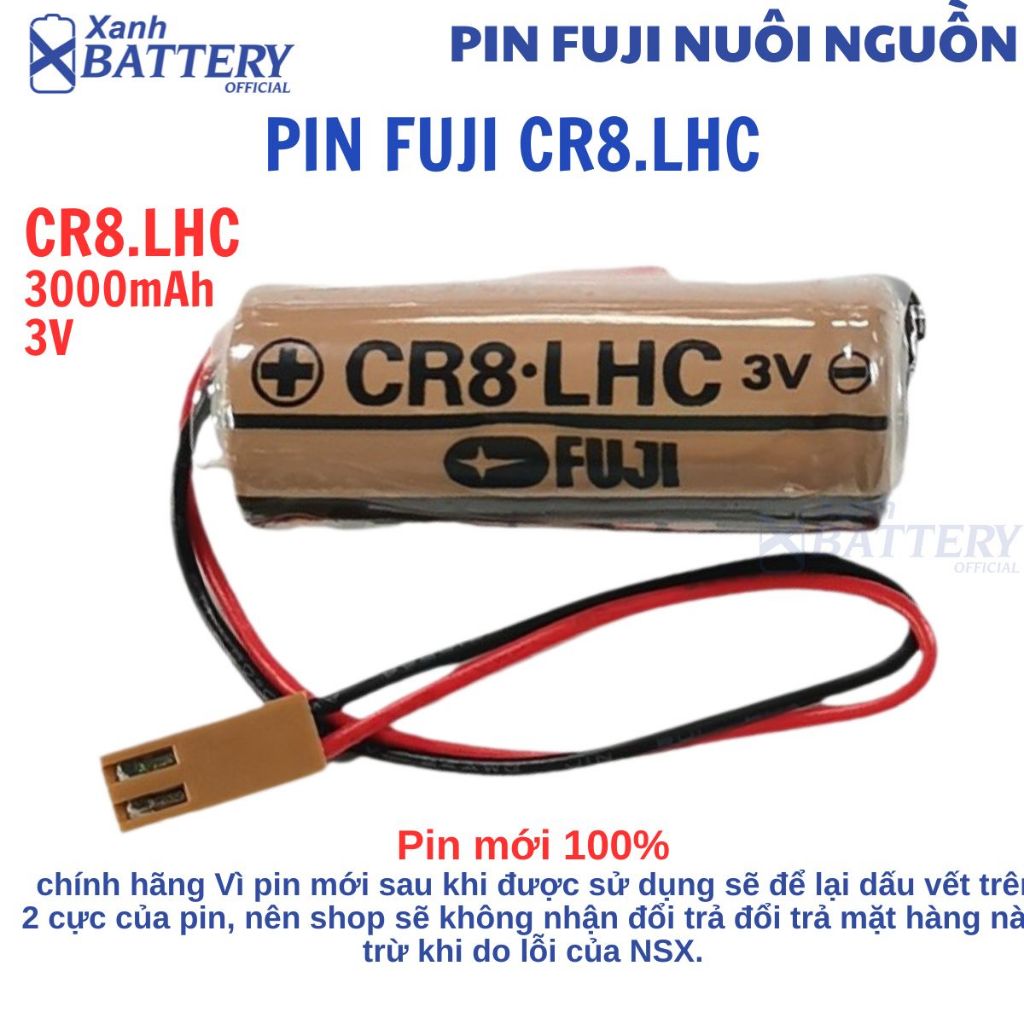 Pin CR8.LHC FUJI FDK Pin PLC bộ điều khiển PLC, CNC, thiết bị đo lường ...