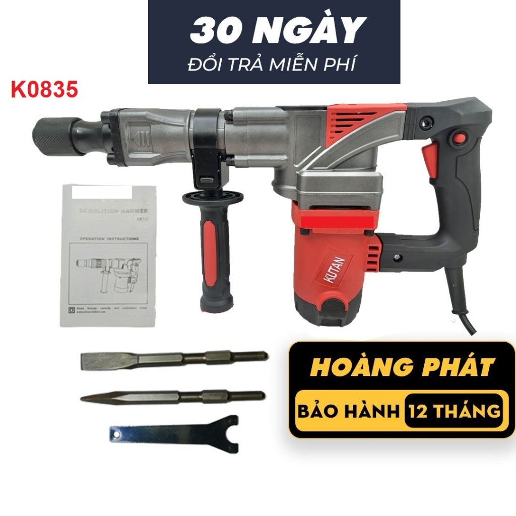 Máy đục bê tông KUTAN K0835 - K0875 mũi 17ly , máy chuyên đục phá bê ...