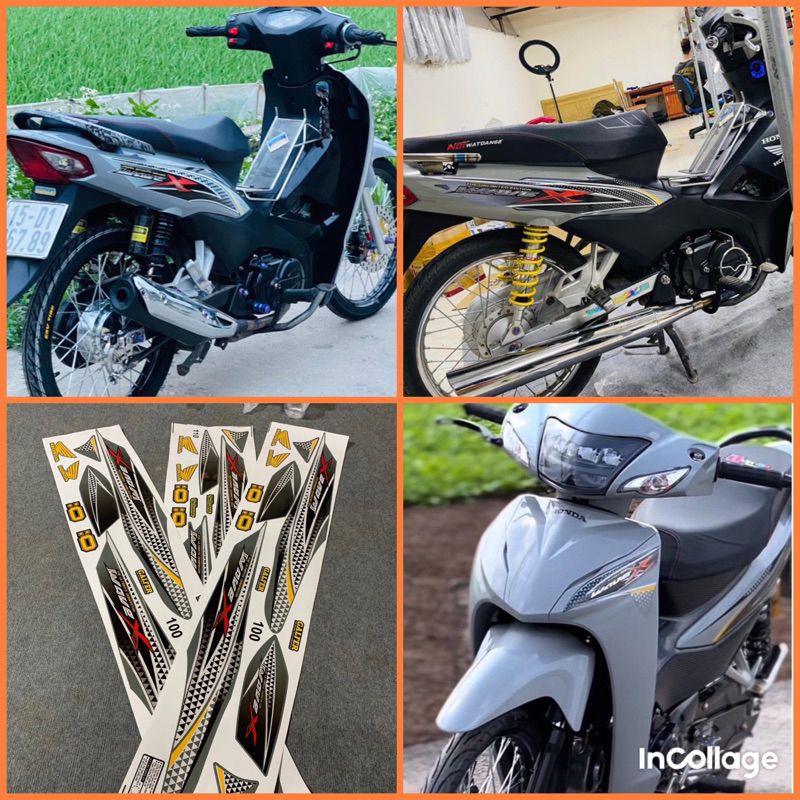 Tem Rời Wave 50/100/110 Mẫu Tem Wave X Mới Nhất 2024 Cực Hót. | Shopee ...