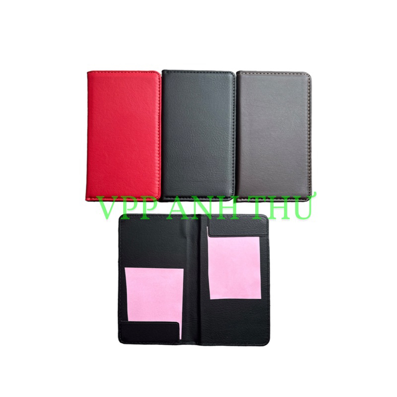 BÌA TAP KẸP BILL TÍNH TIỀN DA MAY VIỀN( 21x12cm) | Shopee Việt Nam