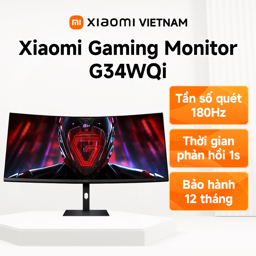 Màn hình máy tính Xiaomi 2K Curved Gaming Monitor G34i 34inch-Tần Số ...