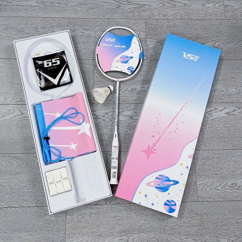 VỢT VS STAR WISH WHITE, SIÊU XINH | FULL BOX | Shopee Việt Nam
