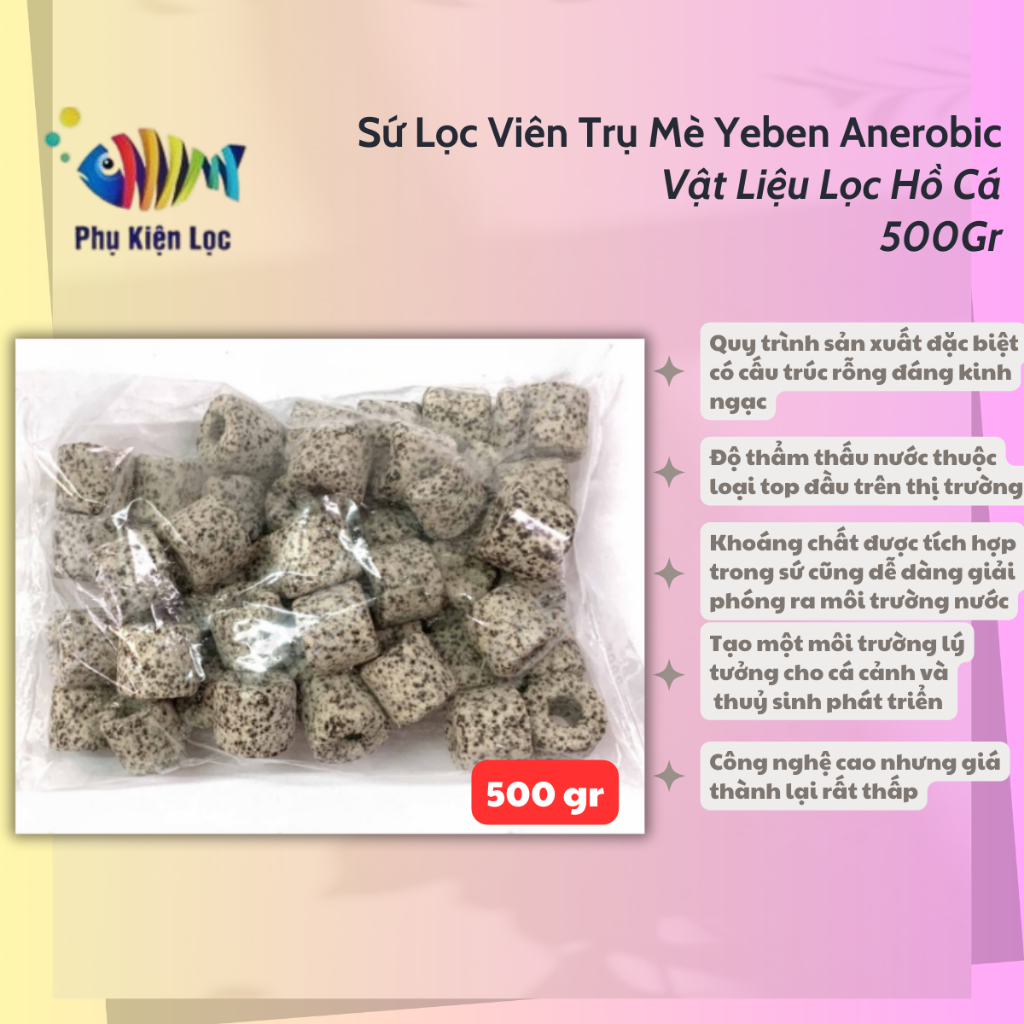 Sứ Lọc Yeben Anerobic Media 500gr | Shopee Việt Nam
