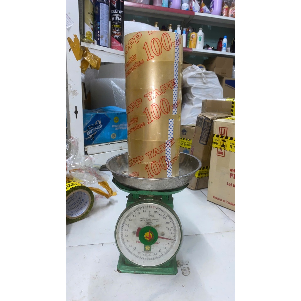 Băng Keo Trong 100 yard 1.4 Kg [[[[ 1 Cây Gồm 6 Cuộn]]] | Shopee Việt Nam