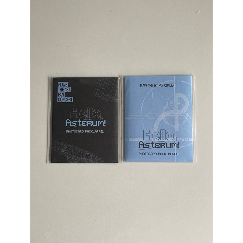 [SẴN - ĐỌC KỸ MÔ TẢ] PACK 5 CARD PLAVE HELLO ASTERUM MARCH/APRIL CHÍNH ...