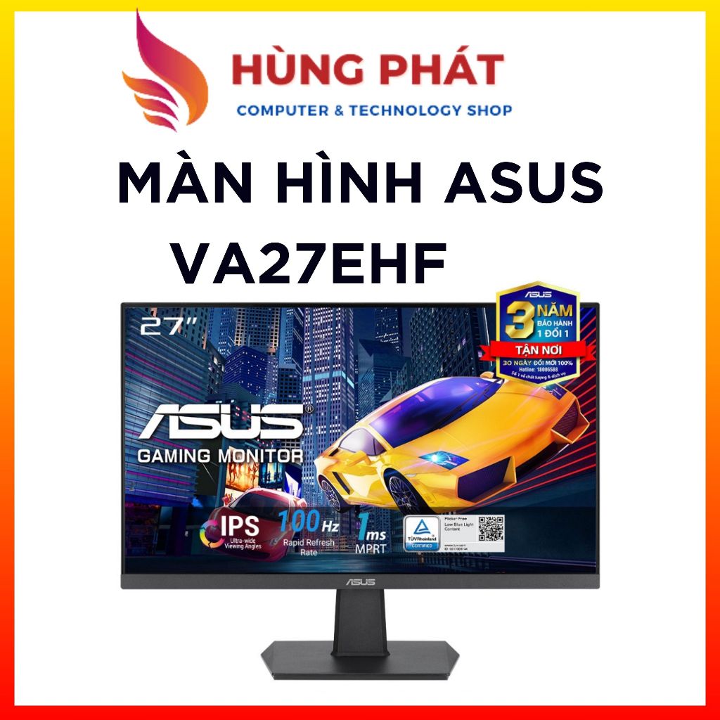 Màn hình ASUS VA27EHF (27 inch /FHD/IPS/100Hz/1ms/HDMI) - Bảo hành 36 ...