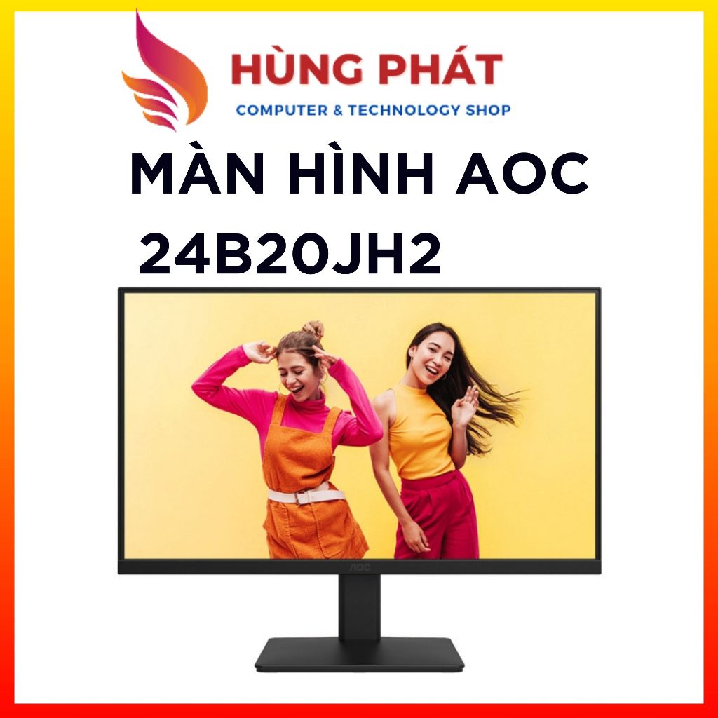 Màn hình AOC 24B20JH2/74 (23.8 inch, Full HD, IPS, 100Hz, 1ms, phẳng) - Bảo hành chính hãng 36 ...