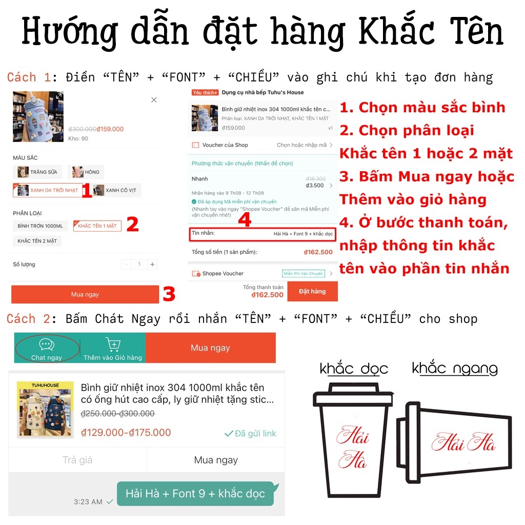 Ly giữ nhiệt khắc tên Fun 710ml có móc charm, bình nước giữ nhiệt nóng lạnh inox 316 cao cấp có ...