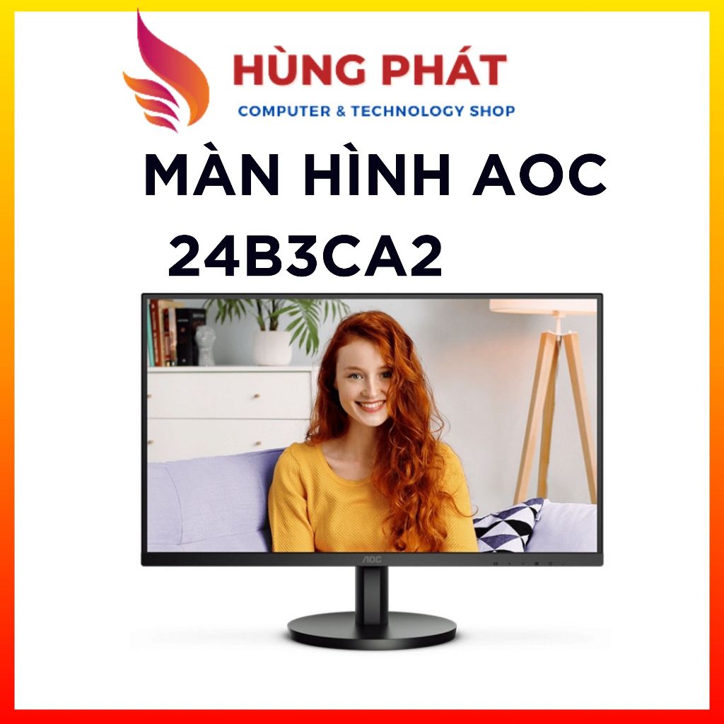 MÀN HÌNH AOC 24B3CA2 (23.8 inch - IPS - FHD - 100Hz - 1ms- USB-C) - Bảo ...