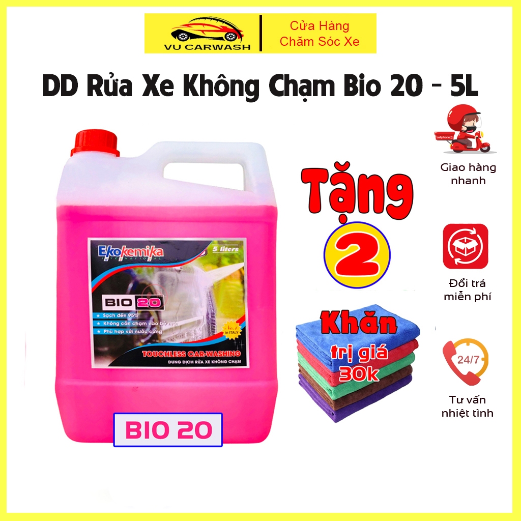 Dung Dịch Rửa Xe Không Chạm - Nước Rửa Xe Ô Tô, Xe Máy Ekokemika - Bio ...