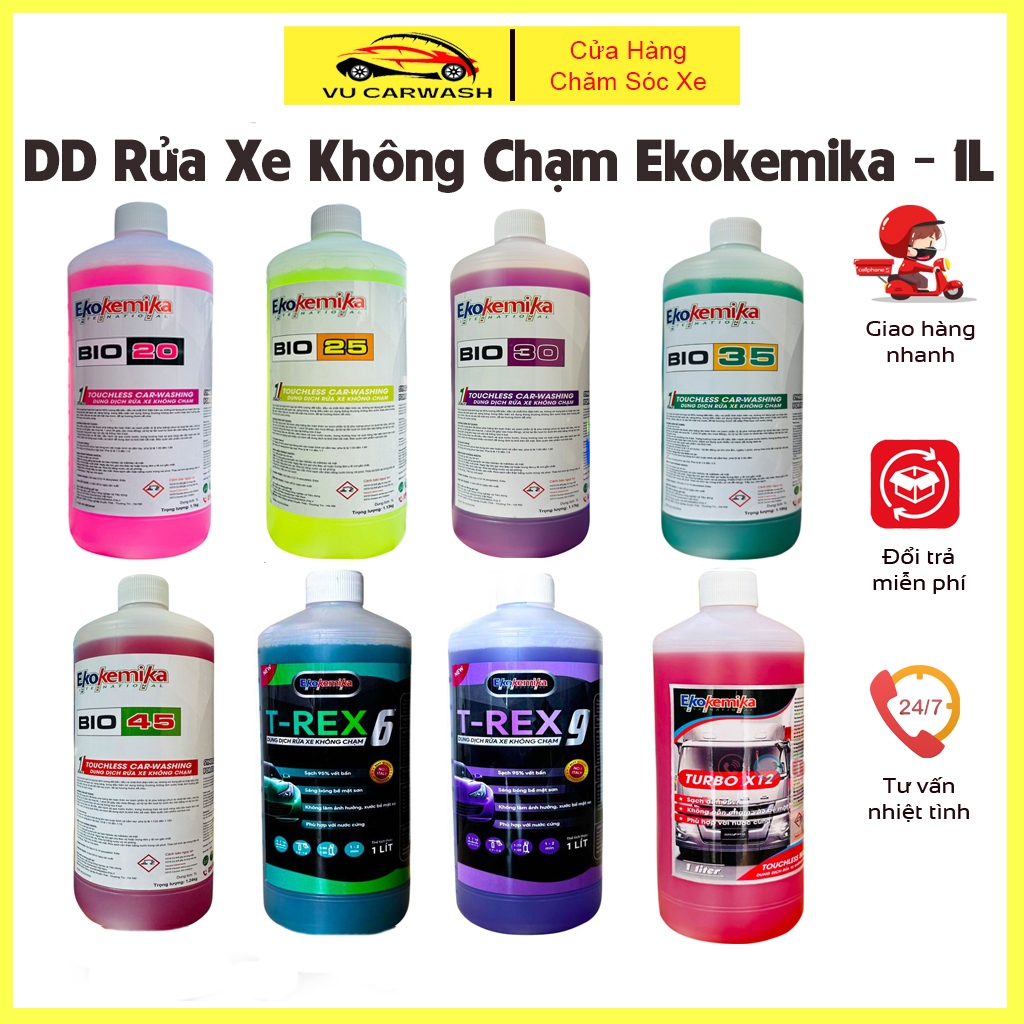 Dung Dịch Rửa Xe Không Chạm Siêu Sạch Ekokemika (Ý) Bio 20,Bio 25,Bio ...