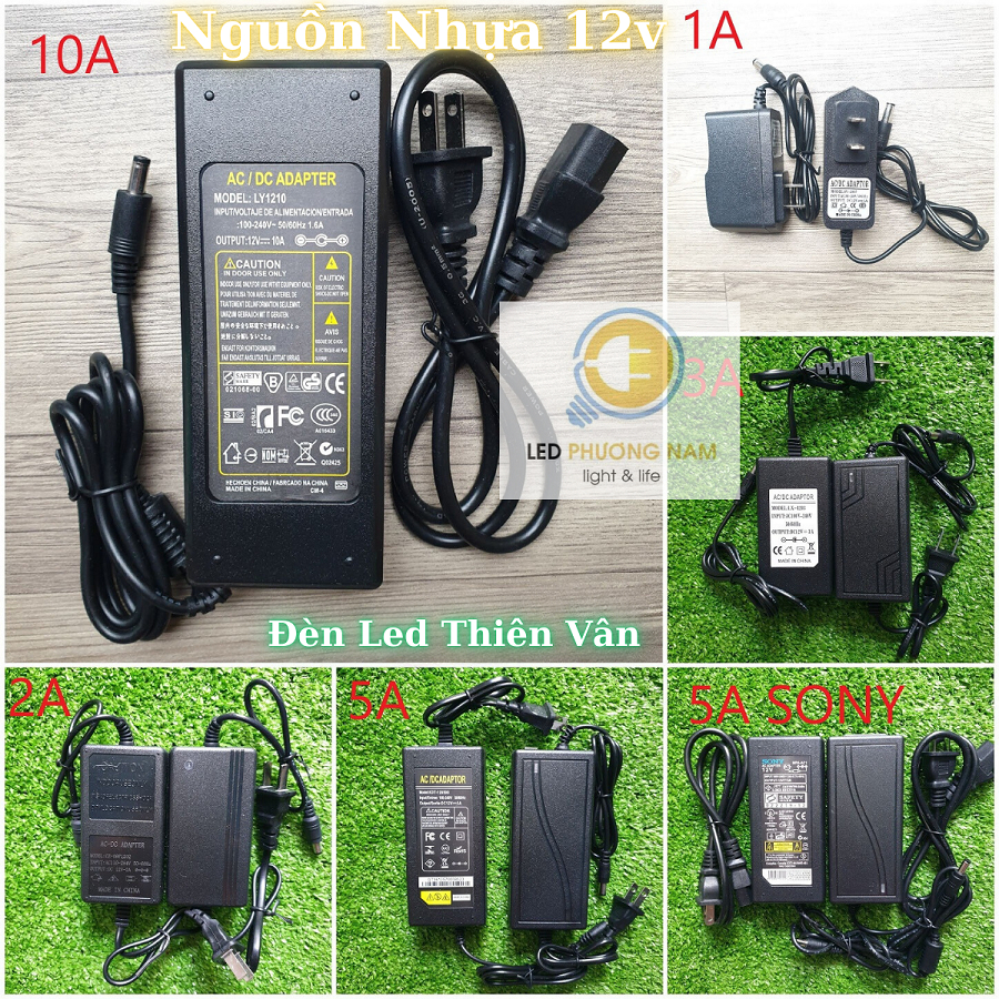 Nguồn 12V [ 1A - 2A - 3A - 5A - 10A ] loại tốt (Nhựa) | Shopee Việt Nam