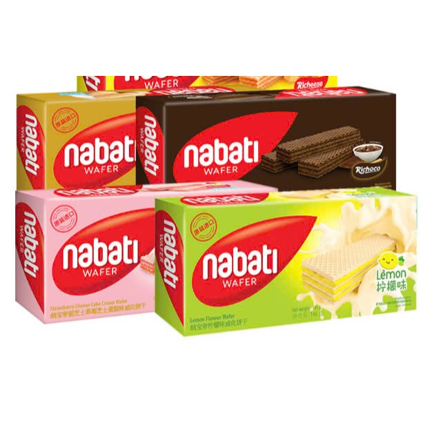 Bánh NABATI WAFER dạng hộp 145g, hương vị giới hạn tại Trung Quốc | Shopee Việt Nam