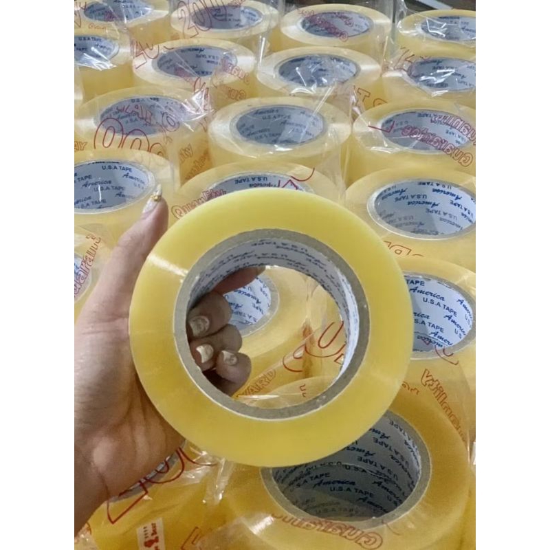 Cuộn Băng Keo Trong 200 Yard - Băng Keo Trong - Băng Dính Đục - Băng Keo Đóng Gói Hàng Hóa ...