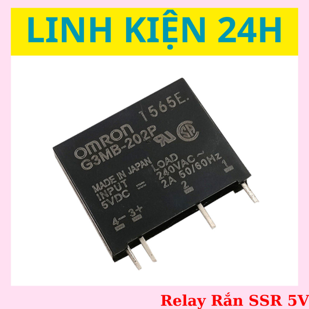 Relay rắn SSR G3MB-202P 5VDC/220AC - Rơ le rắn - Relay SSR | Shopee ...