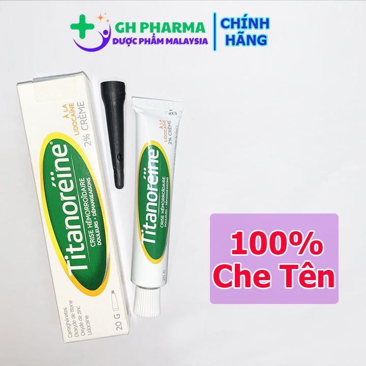 Kem Bôi Trĩ Pháp Titanoreine 20 Gam [Chính Hãng] - GH PHARMA | Shopee ...