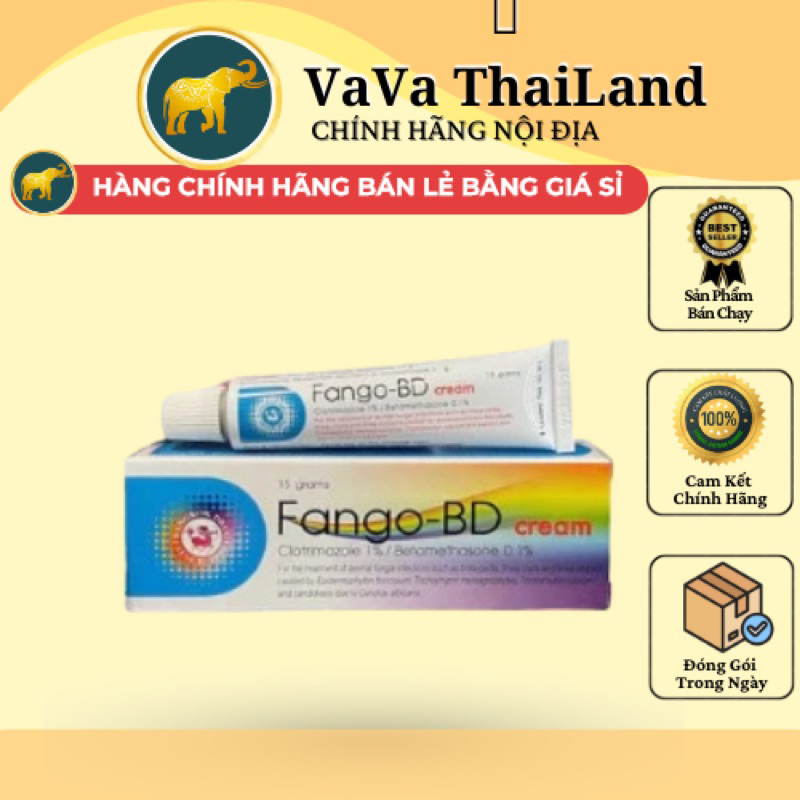[CHÍNH HÃNG] Kem bôi lang ben, nấm ngứa Fango-B CREAM 15gr Thái Lan ...