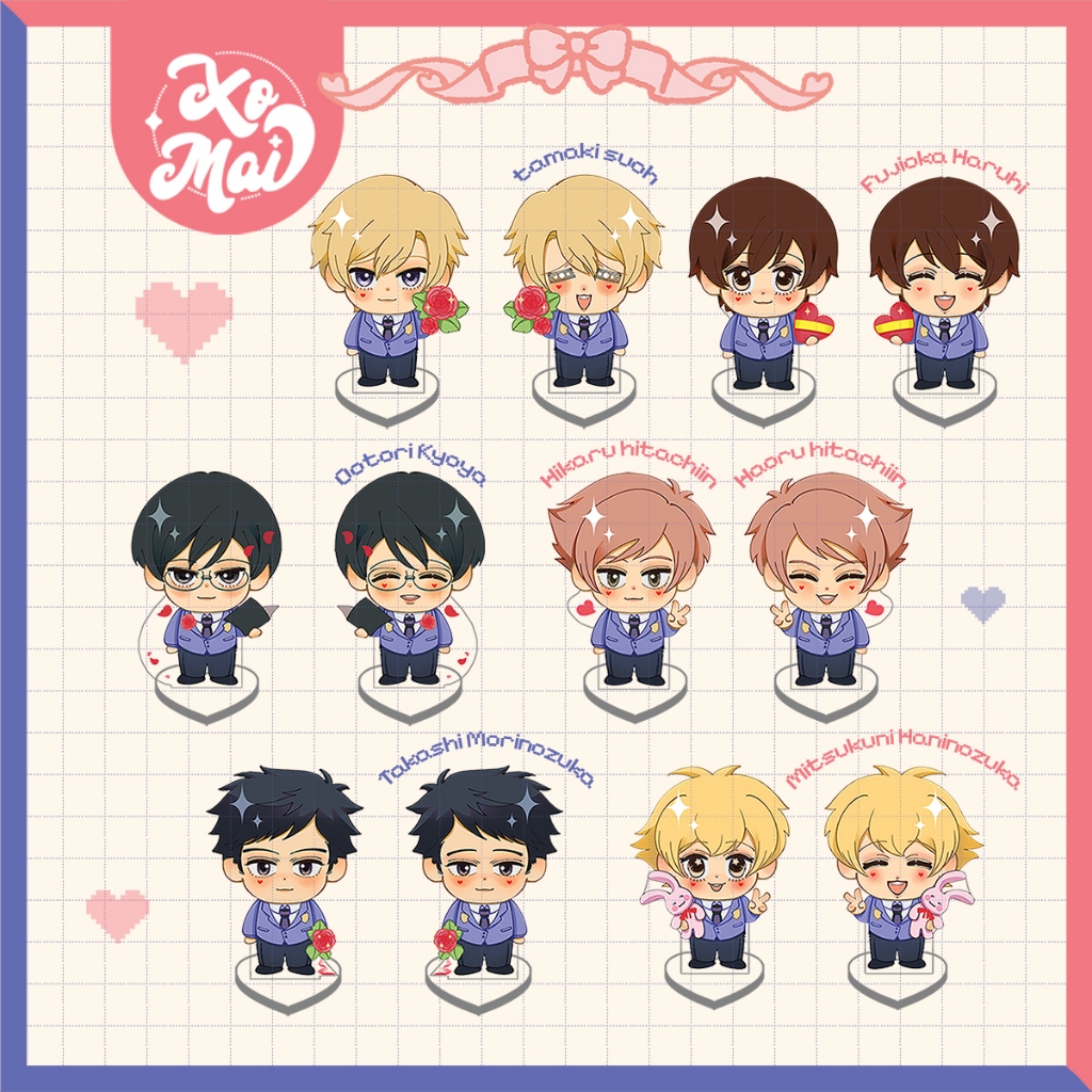 Xomai | Standee Ouran High School Host Club 🌹 Fullset ib | Shopee Việt Nam