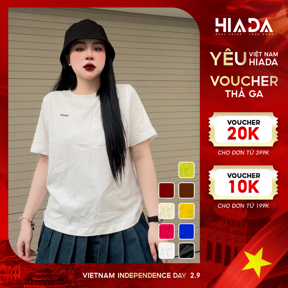 Áo Thun Nữ Babytee HIADA Cổ Tròn Vải Cotton Thoáng Mát [ HIADA 01 ...