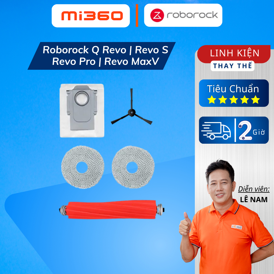 [ Quà Tặng Không Bán] Bộ phụ kiện cho robot Roborock Q Revo | Q Revo S ...