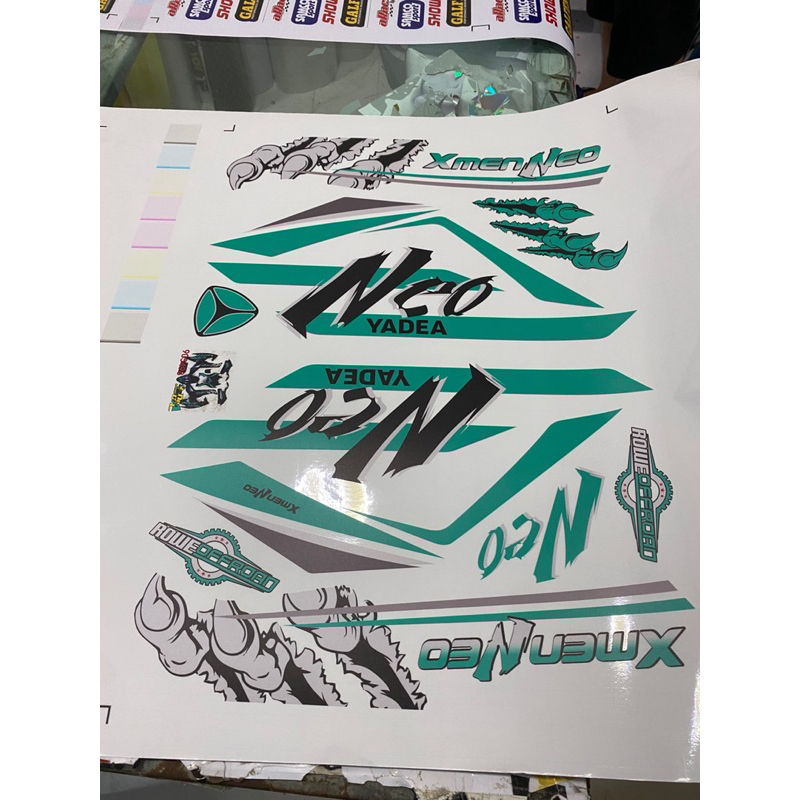 Tem Xe Điện Xmen Neo Yadea In UV Nổi Nền Trong Dán Mọi Màu Xe | Shopee ...