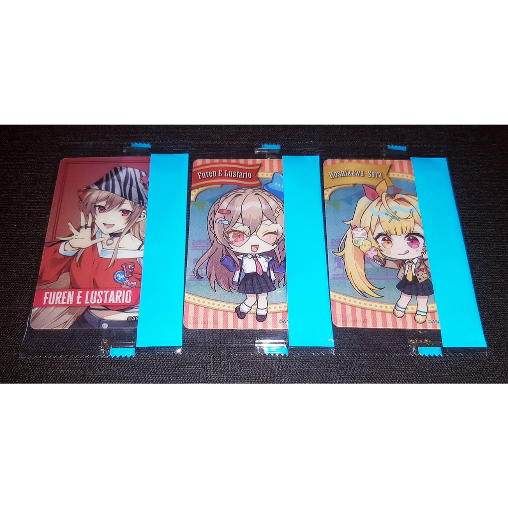 Thẻ bánh xốp Vtuber Nijisanji chocolate wafer visual card - Hoshikawa ...
