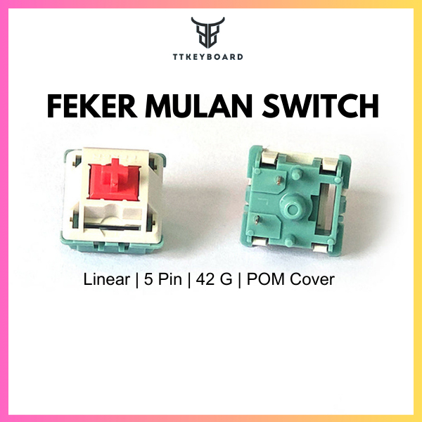 [Hỏa Tốc] SWITCH Bàn Phím Cơ FEKER Mulan - Linear - 5 Pin - 42G - Giá Rẻ - TTKeyboard | Shopee ...