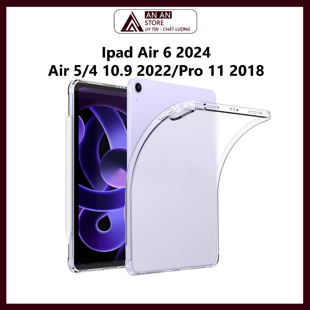 Ốp Lưng Chống Sốc Trong Cho Ipad Air 6 / Air 5 / Air 4 10.9 Inch 2022 / Pro 11 2018 | Shopee ...
