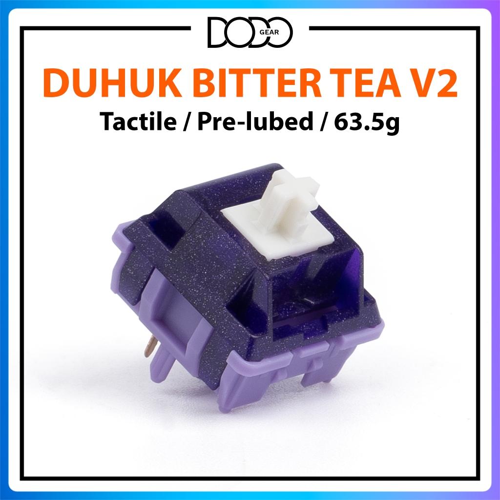 Switch Duhuk Bitter Tea V2 Purple Tea 5 PIN Tactile công tắc bàn phím ...