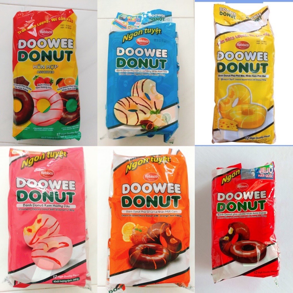 [12 x 29g] Bánh Doowee Donut 346 gr | Shopee Việt Nam