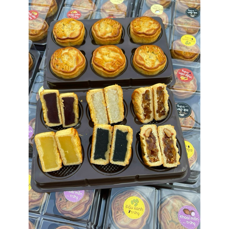 Bánh trung thu mini 6 cái 5 vị | Shopee Việt Nam