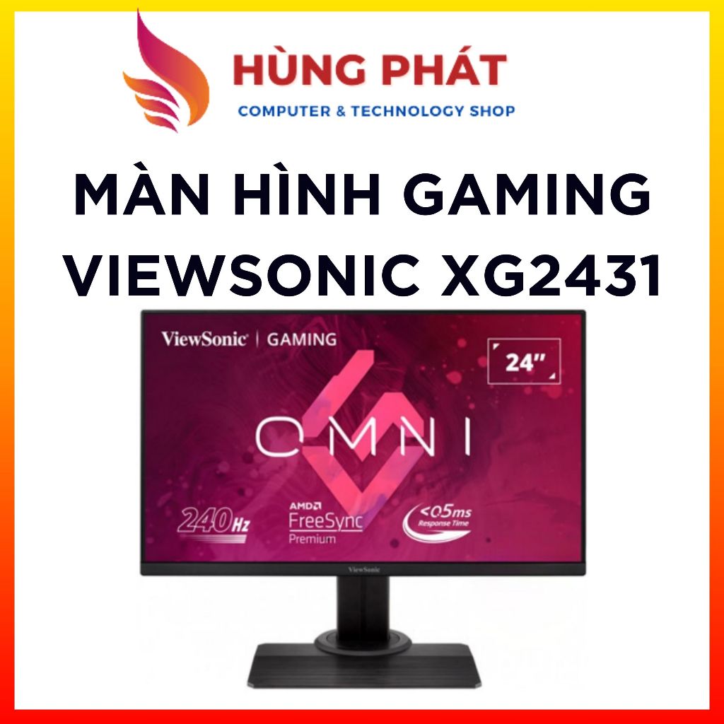 Màn hình Gaming ViewSonic XG2431 24″ FHD IPS 240Hz (DP, HDMI, VGA ...