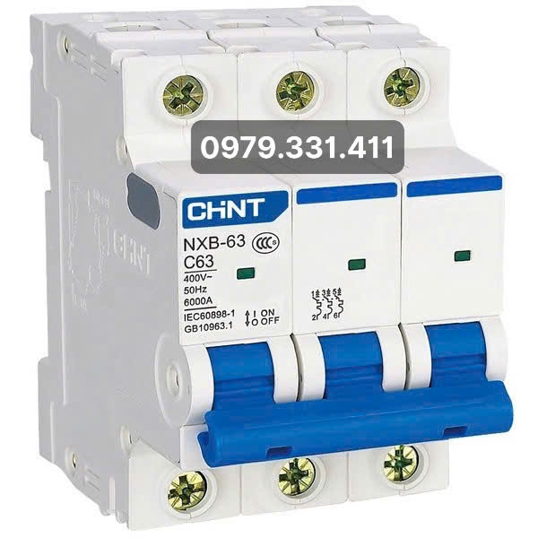 Aptomat 1P,2P,3P 220V CHINT 32A 40A 63A bảo vệ chống quá tải ngắn mạch HÀNG CHÍNH HÃNG | Shopee ...