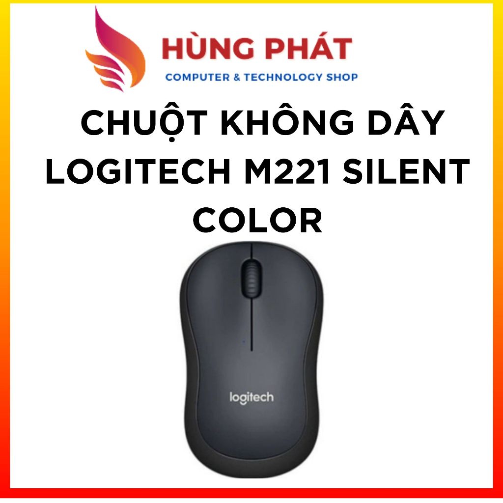 Chuột không dây Logitech M221 Silent Color - Bảo hành 36 tháng | Shopee ...
