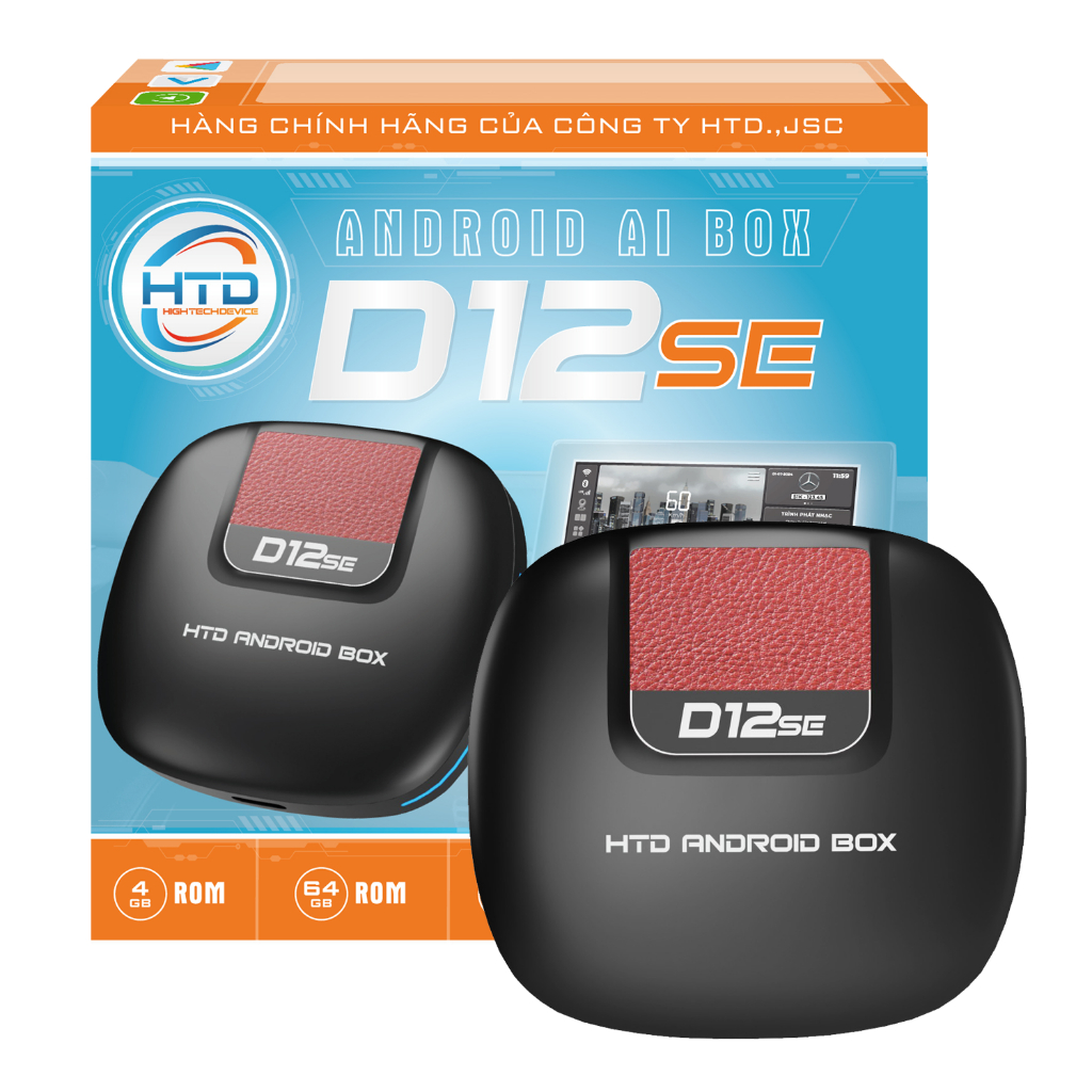 HTD Android Box D12 SE dành cho ô tô, tặng kèm Vietmap Live Plus 2N ...