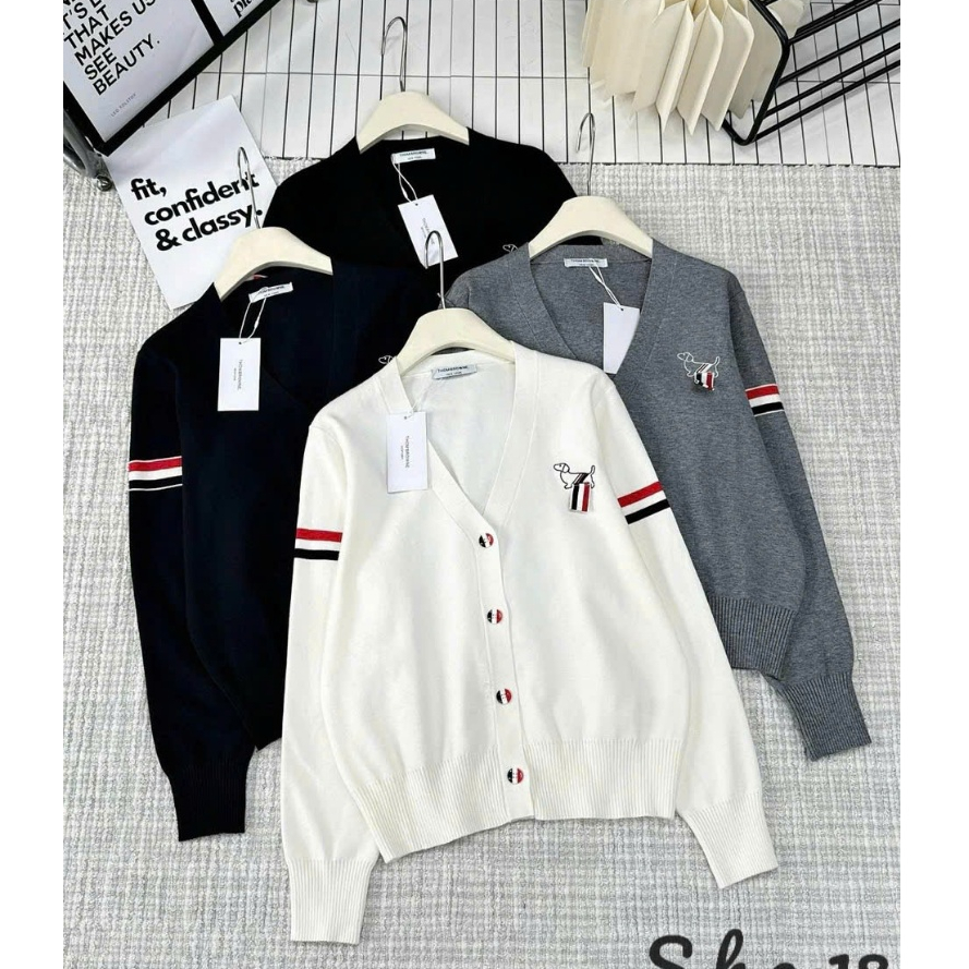 ÁO CARDIGAN THOME LEN DÀI TAY THÊU HOẠ TIẾT CON CHÓ BẢN NEW 2014 HÀNG ...