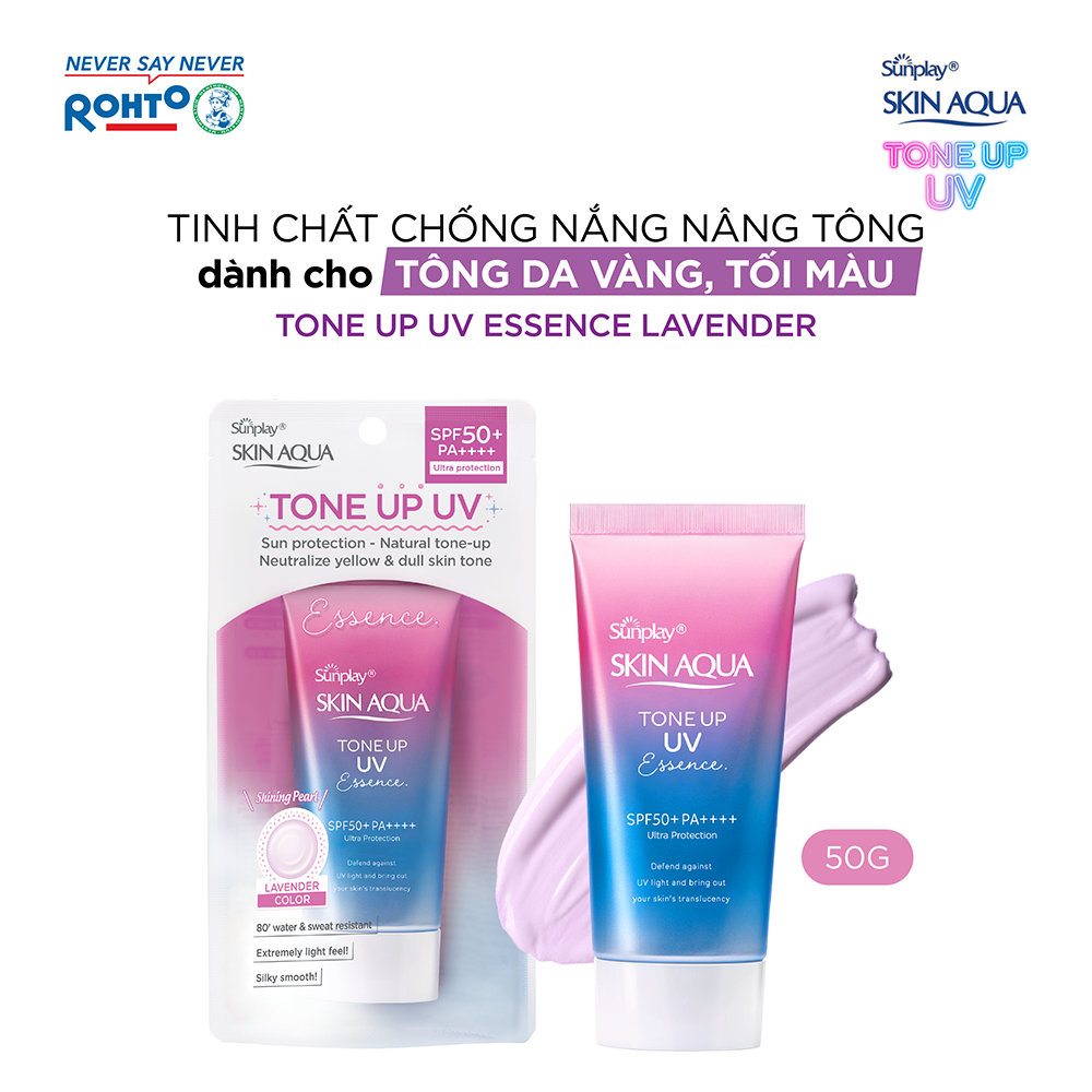 Kem chống nắng nâng tông cho da tối màu dạng tinh chất Sunplay Skin Aqua Tone Up UV Essence ...