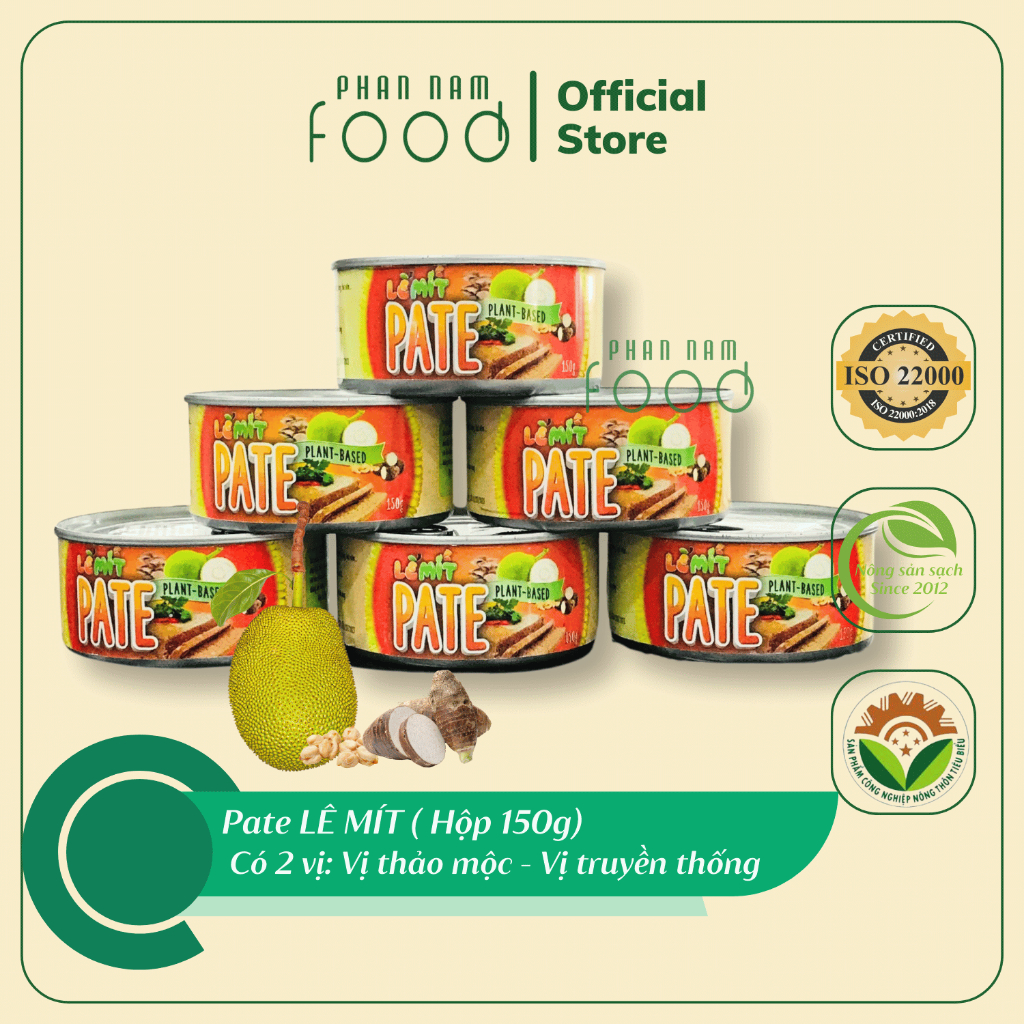 Pate Lê Mít Lemit 150g (2 vị thảo mộc/truyền thống) - Pate chay, bổ ...