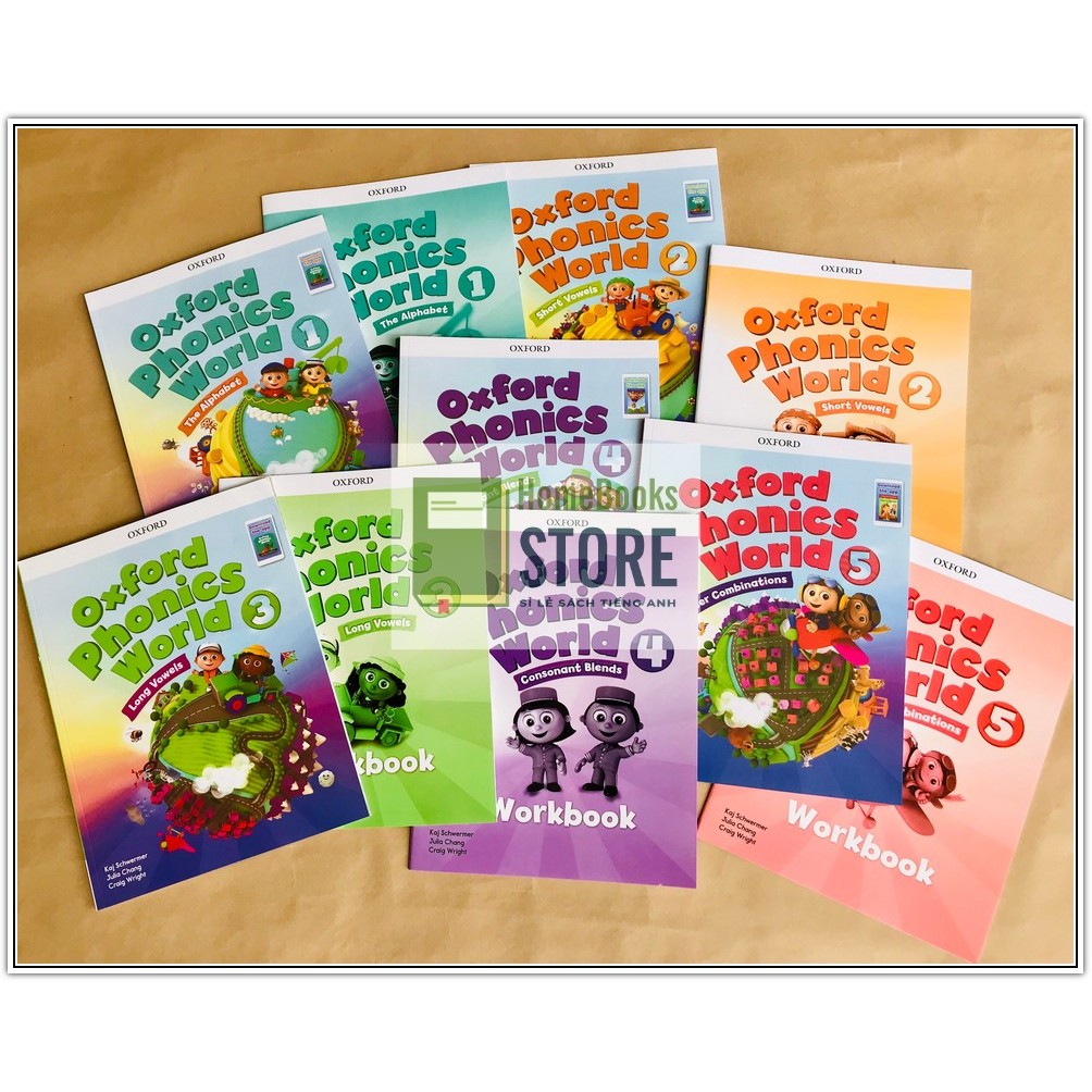 Oxford Phonics World Level 1-5 ( trọn bộ 2c 1 level: SB + WB ) | Shopee ...