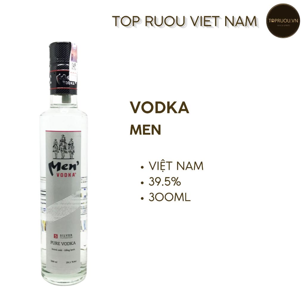 Vodka Men Class SPT - Vodka Men SPT - Việt Nam - 29.5 - 39.5 Độ - 300ml ...