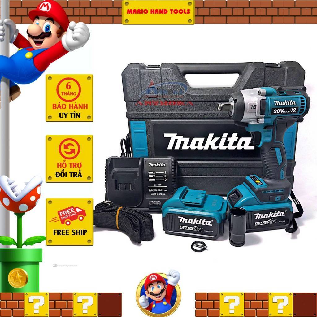 Máy siết bulong Makita 20v Max DCF887 chân pin 22mm, động cơ không chổi than | Shopee Việt Nam